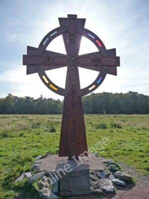 Photo 6x4 Cross on Luss Glebe Erected to mark the completion of the ...