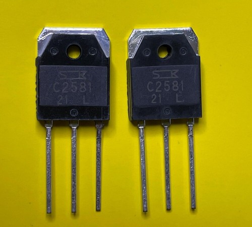Pair Of 2SC2581 New Replacement Transistors C2581 Sanken 2 Transistors ...