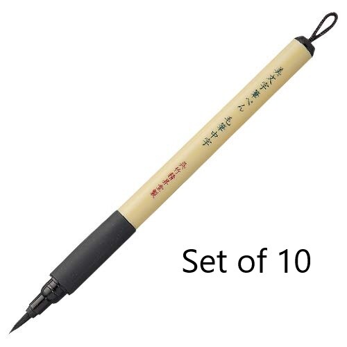 Kuretake BIMOJI Beautiful Brush Tip Pen Medium Nib XT5-10S Set of 10 | eBay