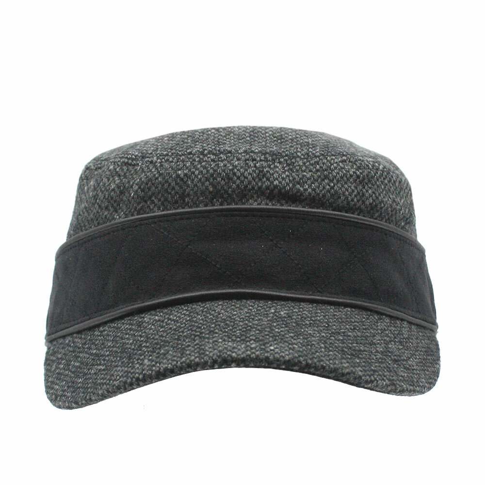 New Fall Winter Army Men Women Cadet Hunting Cap L XL Wool Black Olive ...