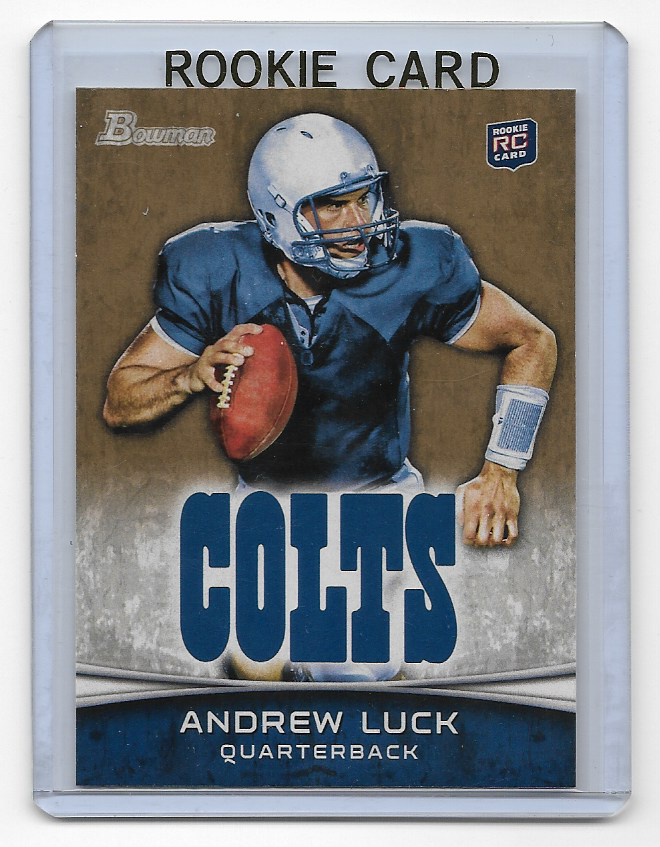 Andrew Luck 2012 Bowman GOLD Parallel Rookie Card #150 | eBay