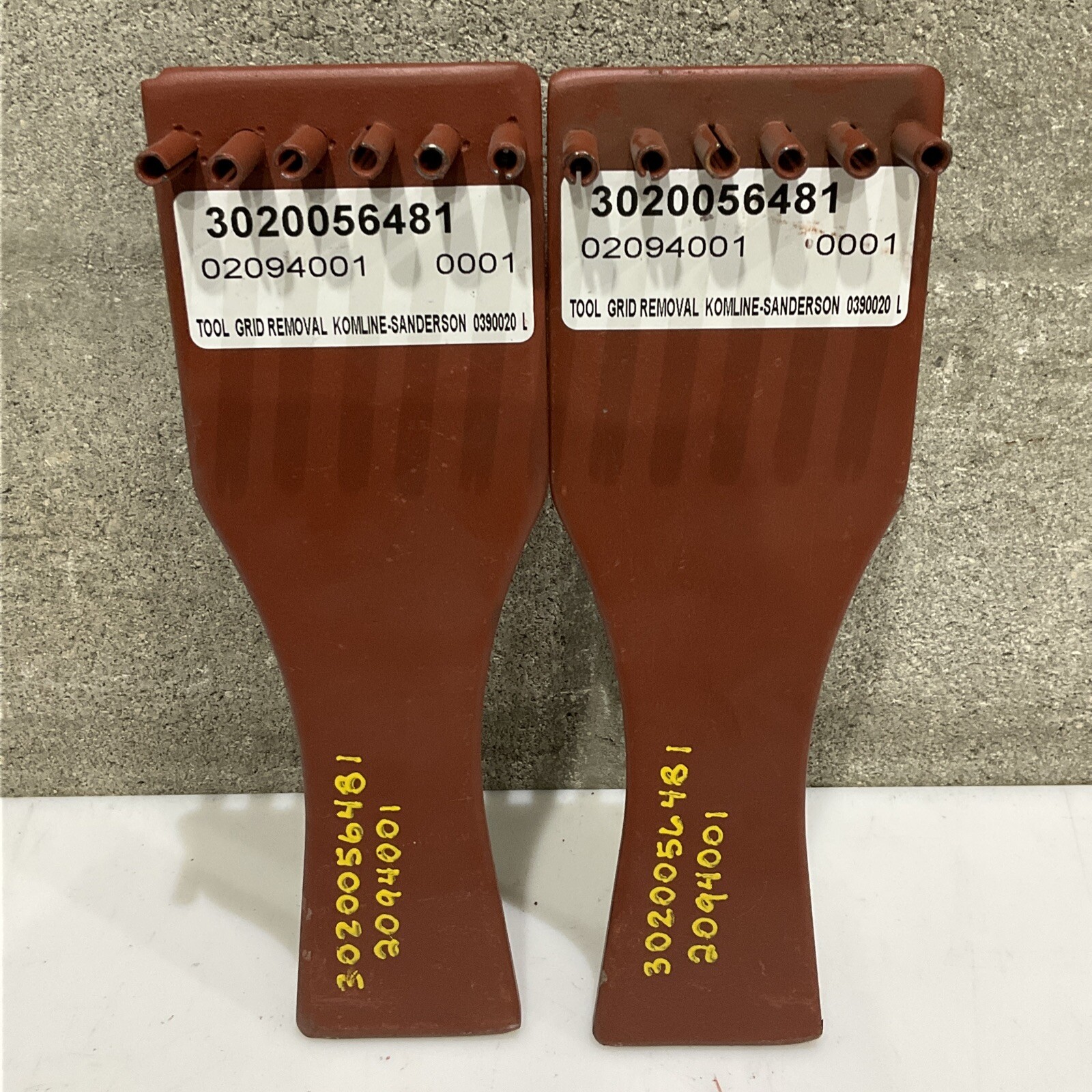 KOMLINE SANDERSON 0390020 TOOL GRID REMOVAL LOT OF 2 373 | eBay