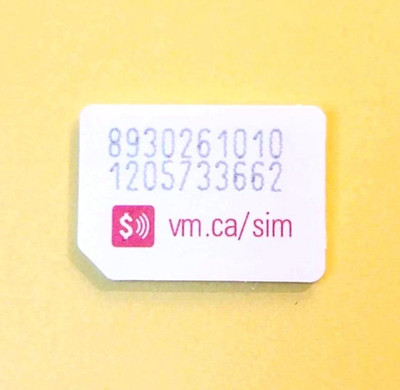 USED VIRGIN MOBILE CANADA NANO SIM CARD RESTORING TEST CELL PHONES ...