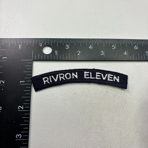 UNITED STATED NAVY RIVRON ELEVEL RIVRON 11 Tab Patch (Rocker, UIM) 19MQ ...