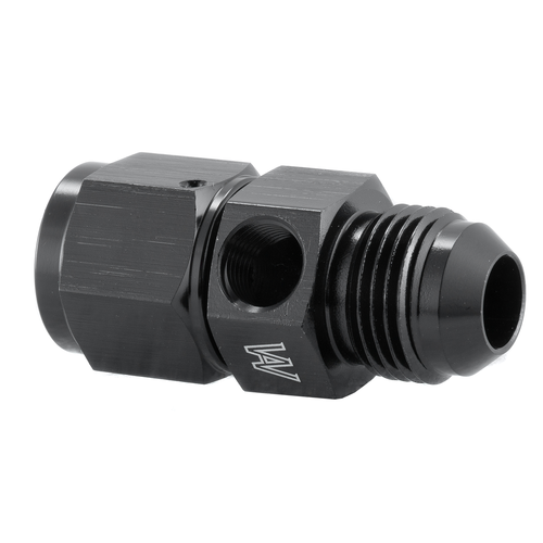 8AN Female To 8AN Male Fitting with 1/8" NPT Gauge Sensor Side Port ...