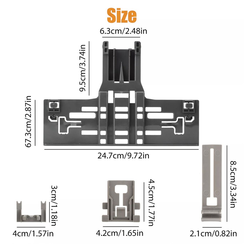 8Pcs W10546503 Upper Rack Adjuster for Whirlpool Dishwasher W10195839 ...