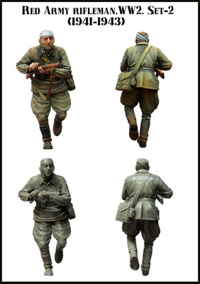 Evolution 1:35 Red Army Rifleman WWII Set-2 1941-1943 35079* | eBay