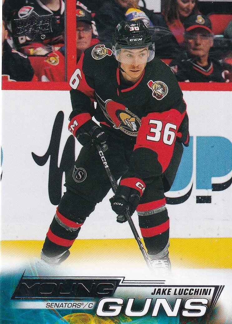 🏒 22-23 UPPER DECK YOUNG GUNS - JAKE LUCCHINI RC #724 OTTAWA SENATORS ...