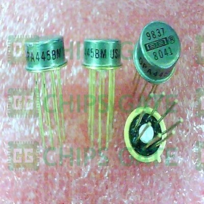 2PCS OP AMP IC BURR-BROWN/BB/TI TO-99 ( CAN-8 ) OPA445BM 100% Genuine ...