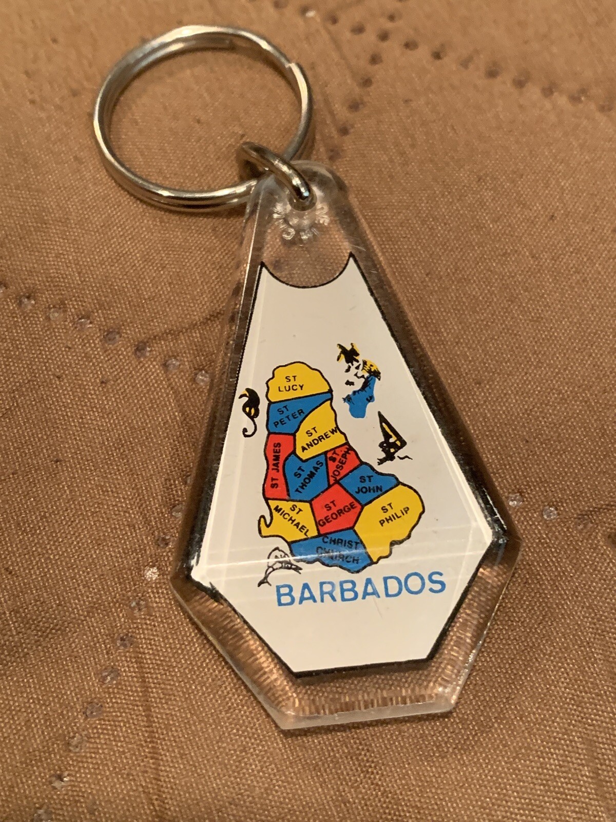 Barbados Keychain | eBay