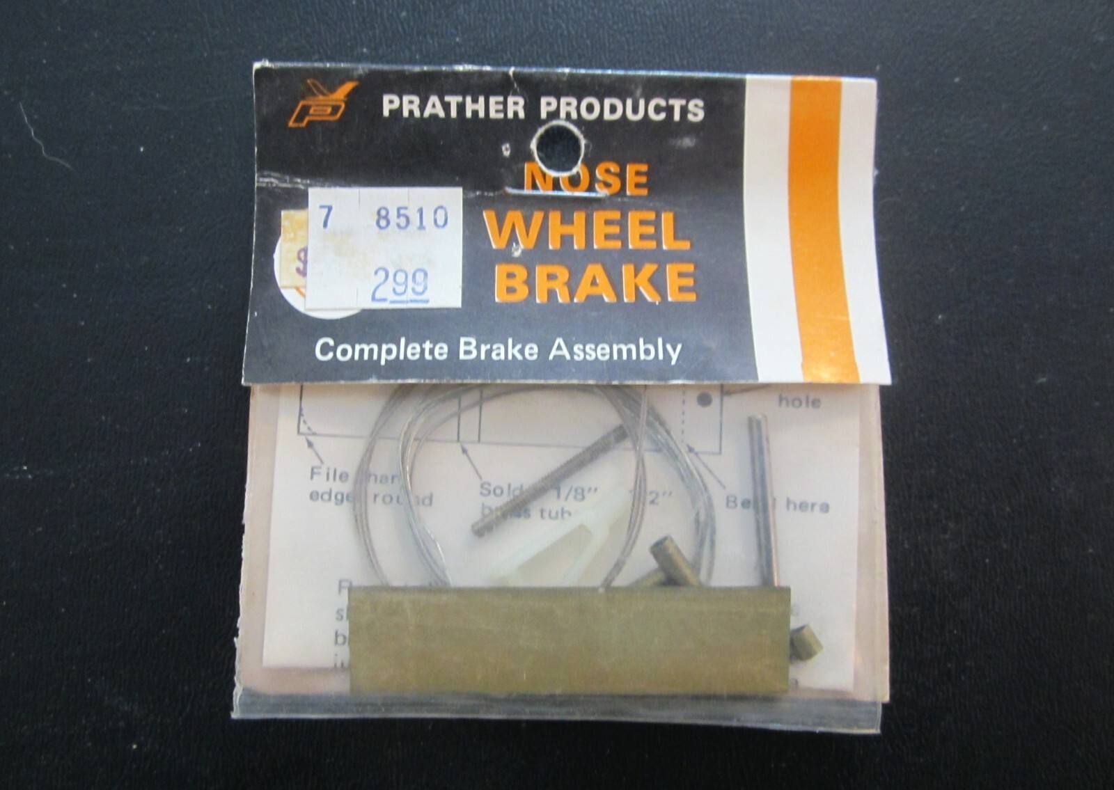 Prather Products RC Plane Nose Wheel Brake Complete Brake Assembly | eBay