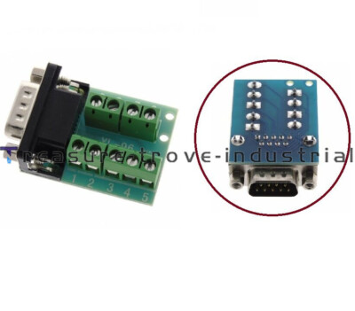 DB9 male adapter signals Terminal module RS232 Serial to Terminal DB9 ...