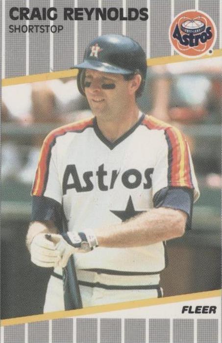 1989 Fleer - Craig Reynolds #366 Glossy for sale online | eBay