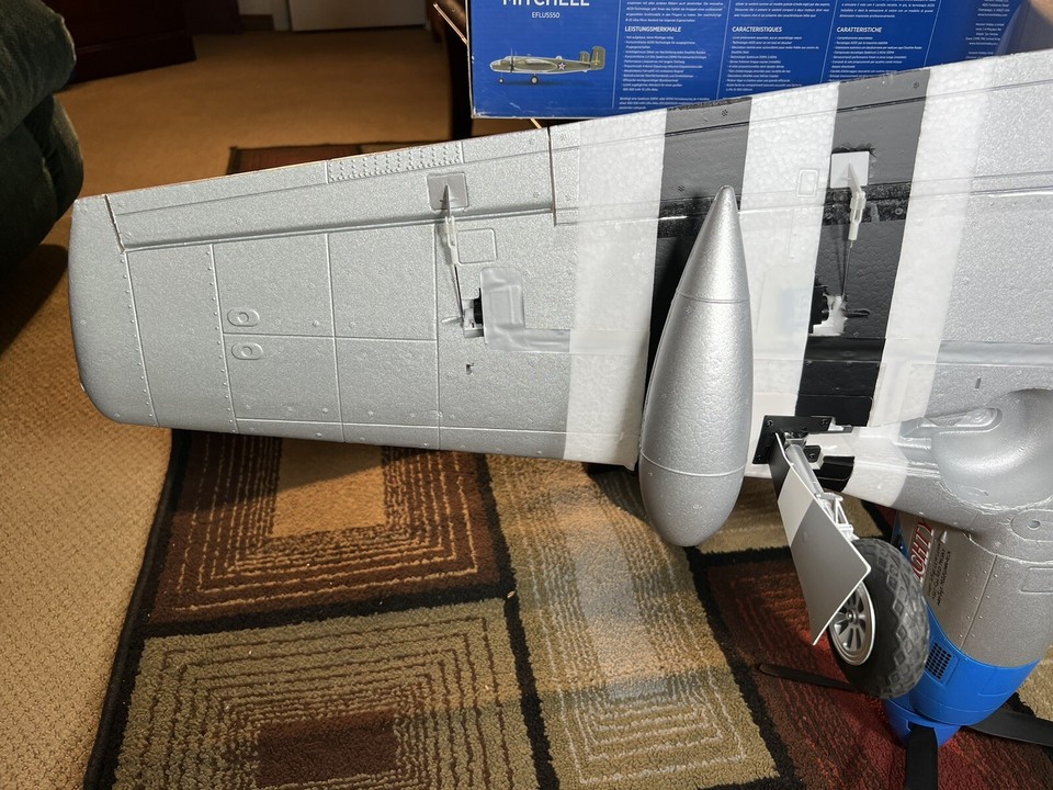 RC Airplane P-51D Mustang 1.2m BNF With Smart Spektrum Receiver AR620 ...