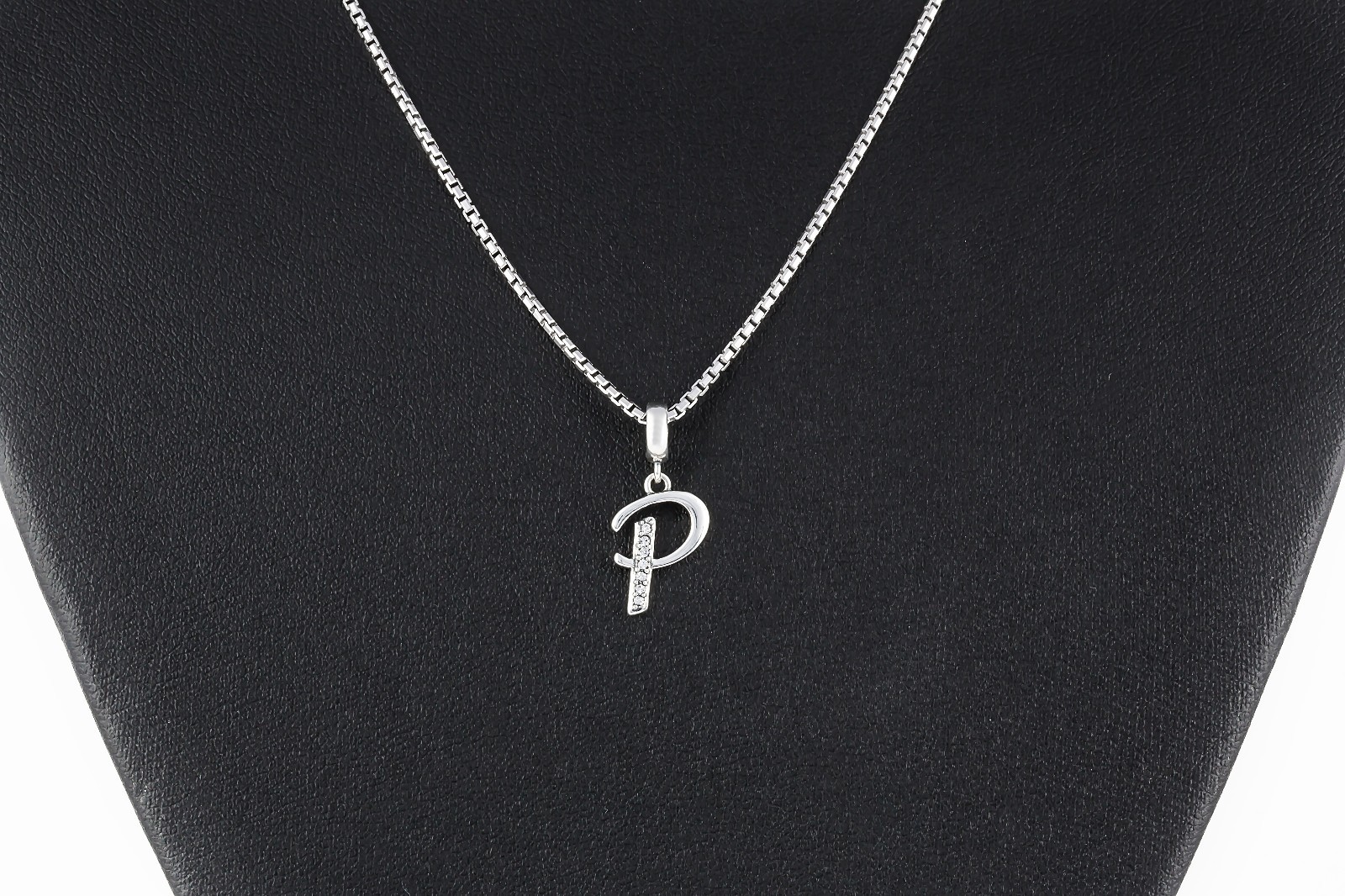 Letter 'P' Initial Pendant Charm, SILVER Jewellery, Alphabet Charms for ...