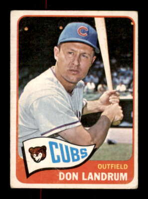 1965 Topps #596 Don Landrum GVG SP Cubs 567003 | eBay