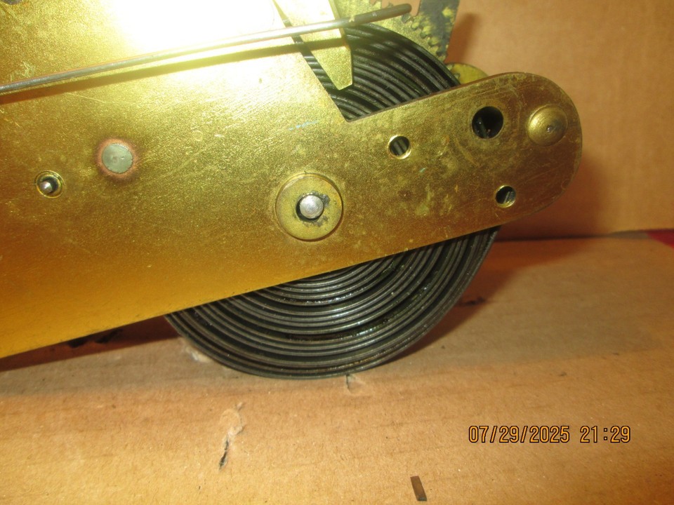 Antique International Time Recording Clock Movement for Parts/Repair ...