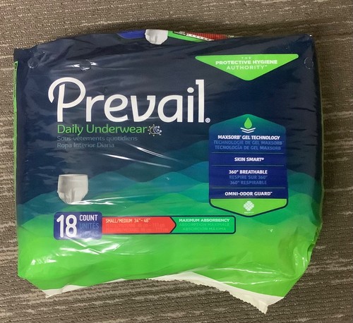 Prevail Disposable Underwear Small/Medium Maximum 18 Ct 90891501120| eBay