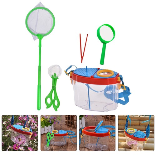 1 Set Creative Magnifier Toys Observation Box Kit Catching Net Kids | eBay