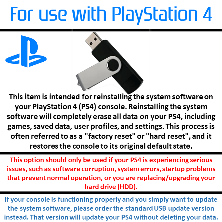 PS3 PS4 PS5 System Update USB – Official Sony Firmware Easy Install ...