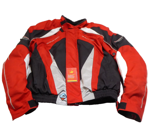 Spada Motorcycle Jacket Red And Black Men's Size Large KM5 | eBay