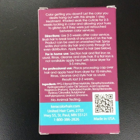 Faded 2 Fab Shot Therapy Color Enhancer Refresher 0.33 fl oz for ...