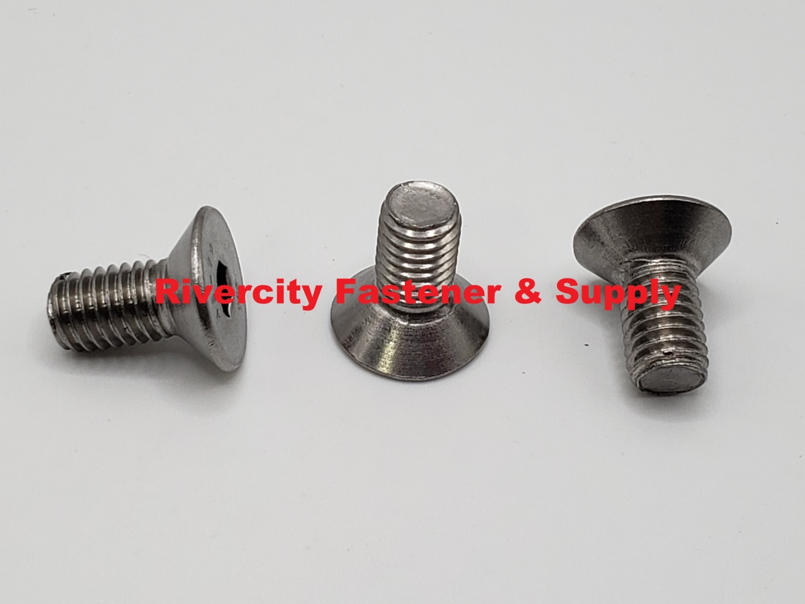 (25) M8-1.25x16 Flat Head Allen Socket Screws Stainless M8x1.25x16 ...