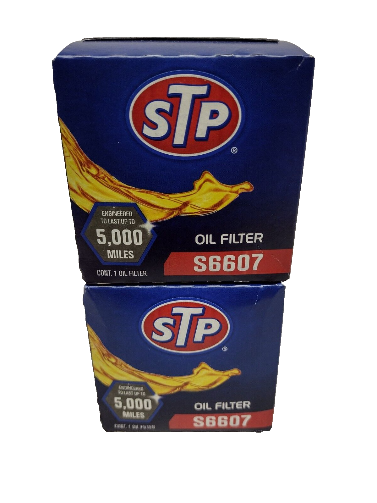 2 X STP Oil Filter 93% Efficiency (S6607) | eBay