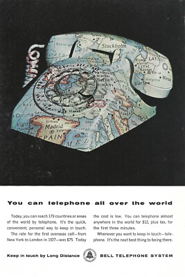 1964 GTE General Telephone And Electronics Vintage Print Ad Ephemera ...
