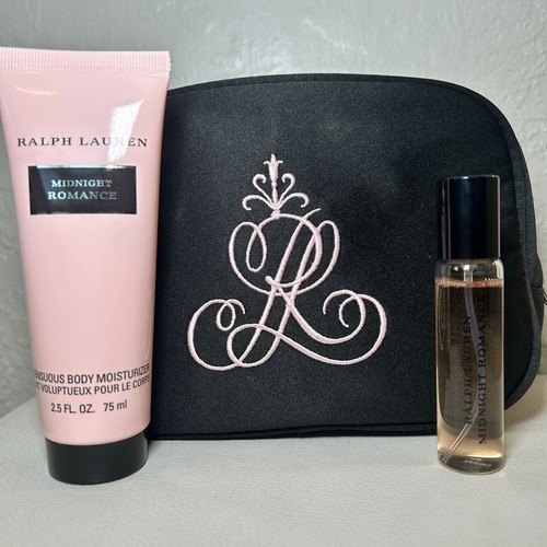 Ralph Lauren Midnight Romance 2 Piece Travel Bag Perfume Gift Set NEW ...