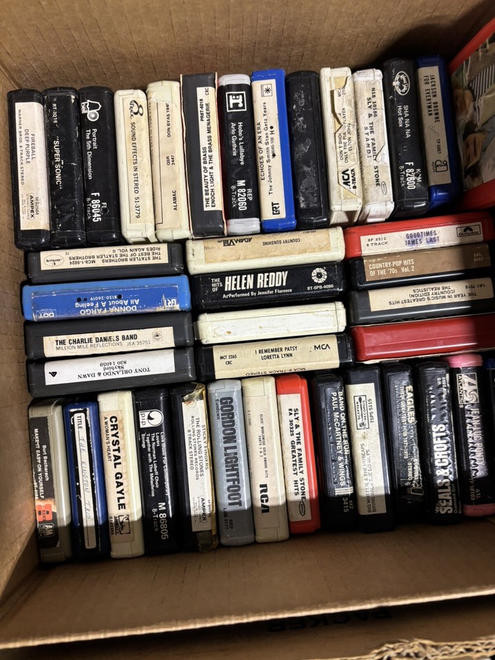 8 Track Tapes Big Lot 100+ Tapes | eBay