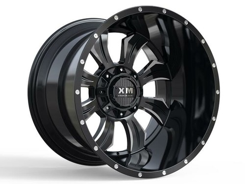 (4) FOUR 28'' XM-323 28X14-76 WHEELS TRUCK CHEVY GMC FORD LIFTED OFF ...