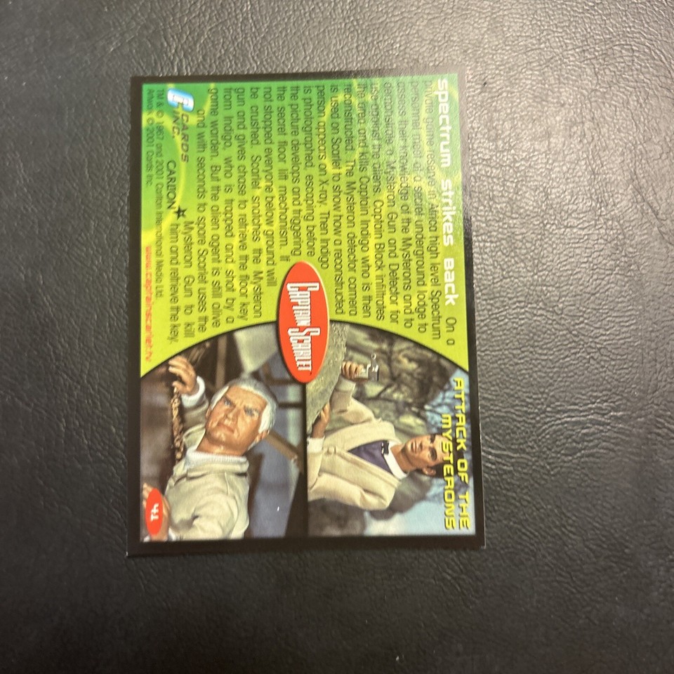 Jb10b Captain Scarlet 2001 #41 The Mysterion Gun Captain Black | eBay