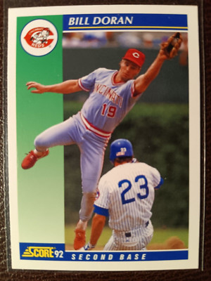BILL DORAN CINCINNATI REDS 1992 SCORE BASEBALL CARD #77 | eBay