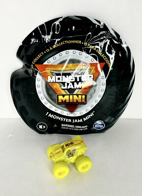 2024 Monster Jam Mini Series 13 Max-D Yellow Neon Rare Monster Truck ...