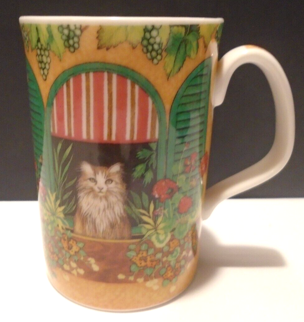 Royal Doulton Expressions Window Box Cats Coffee Tea Mug Ruth Parry ...