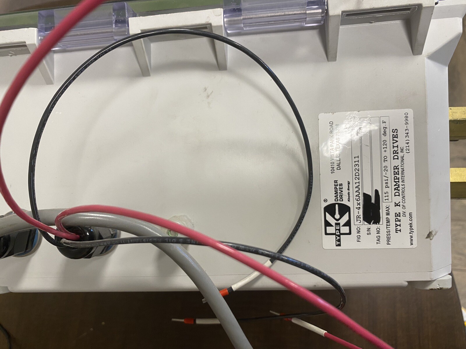 Type K Digital Position Controller Model DPC-777 (Nema 4/4X Enclosure ...