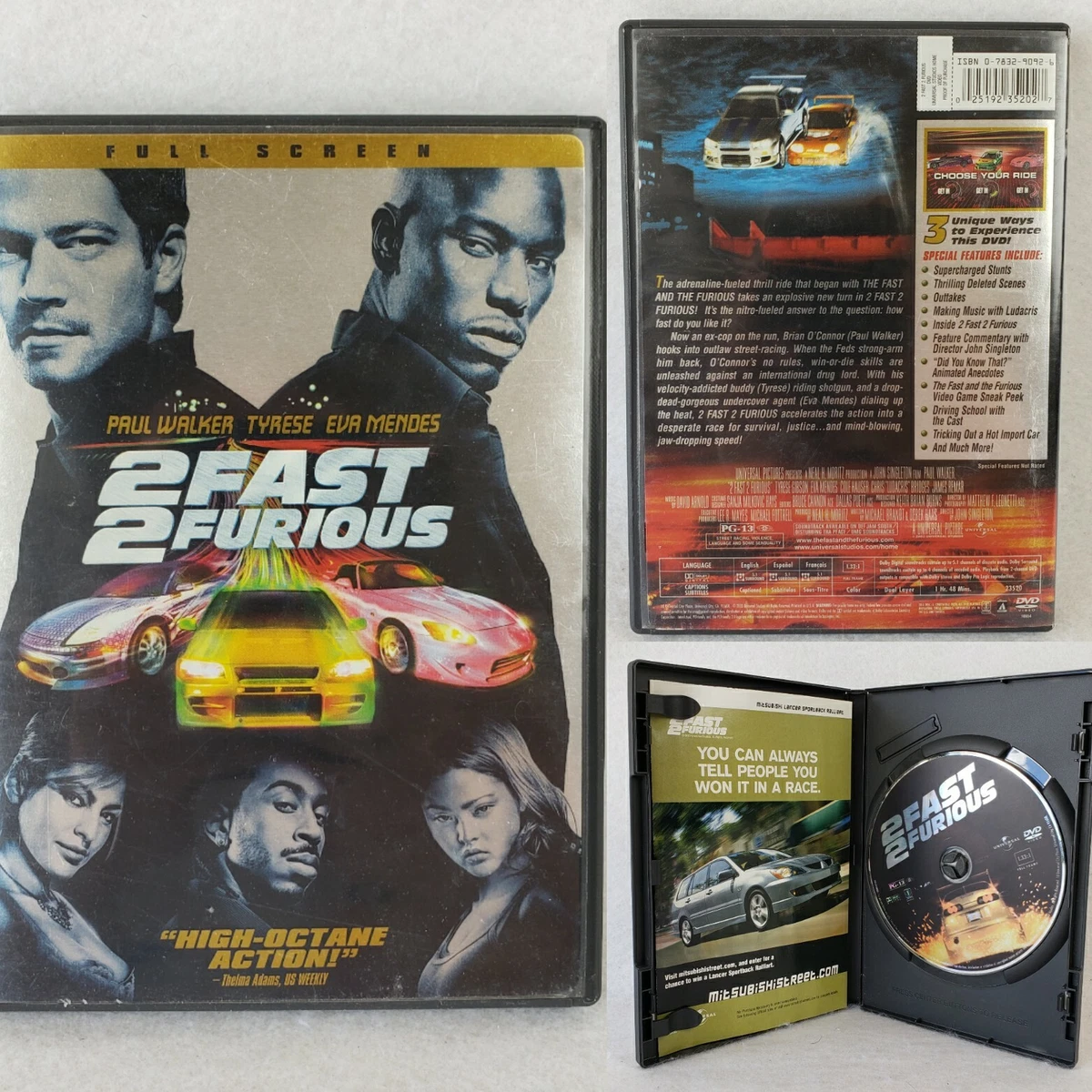 Fast And Furious 2 Dvd Cover