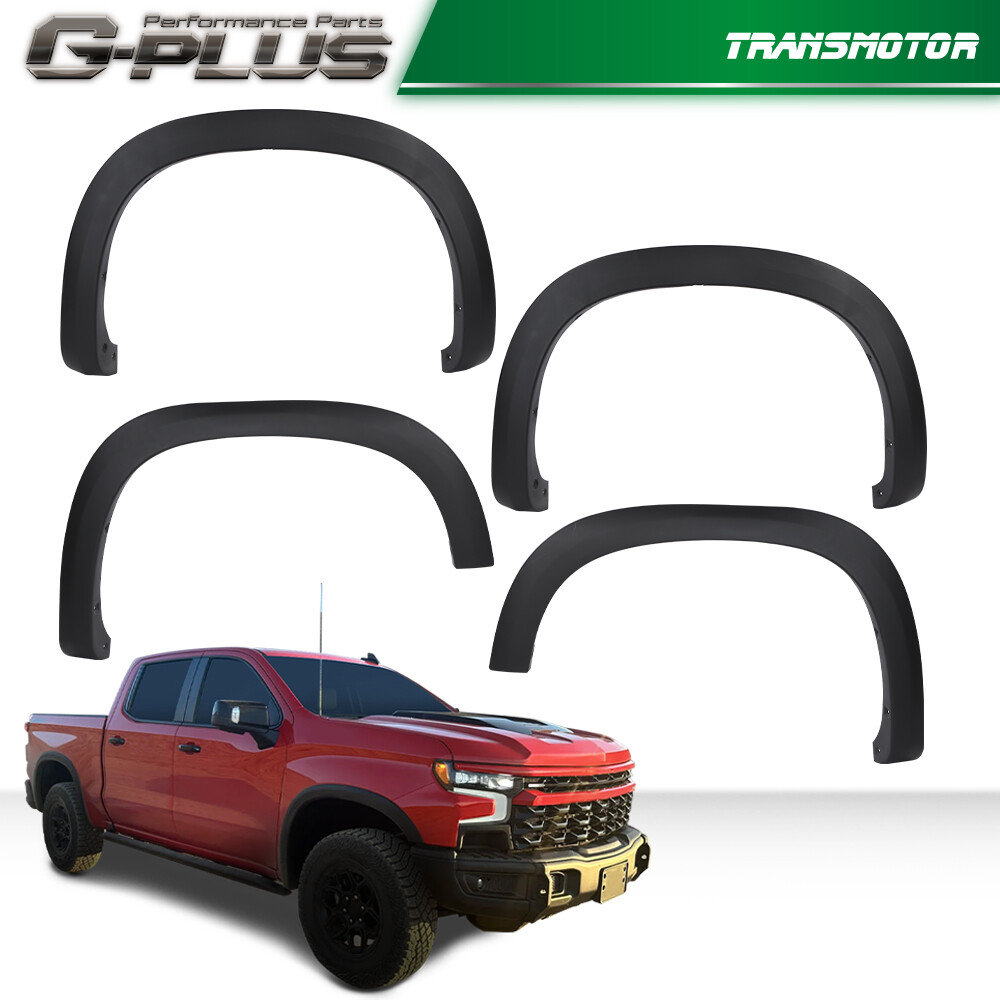 Fit For 2019-2024 Chevy Silverado 1500 Factory Style Fender Flares ...