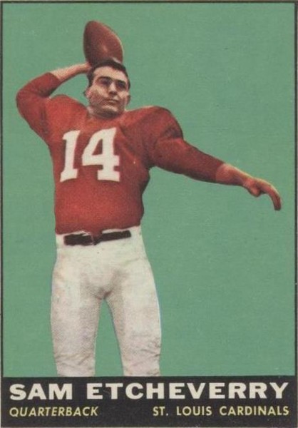 1961 Topps - #115 Sam Etcheverry (RC) for sale online | eBay