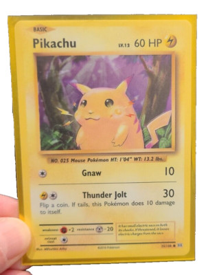 2016 Basic Pikachu - (Cracked Ice Holo) 35/108 Deck Exclusives Holo | eBay