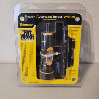 Wheeler Engineering FAT Accurizing Torque Wrench w/Hard Case & 10 Bit ...