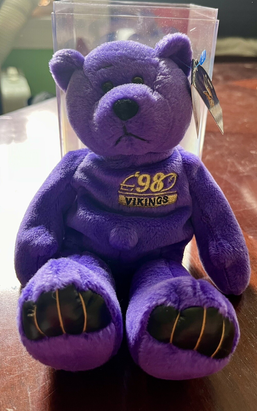 Limited Treasures Randy Moss 84 Purple Bear Minnesota Vikings 1998 W ...