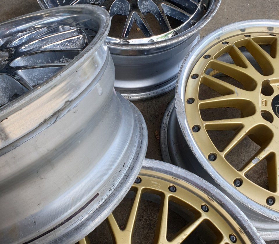 JDM 17" Enkei Intelesse rims wheels staggered for rx7 fc3s fd3s 180sx ...
