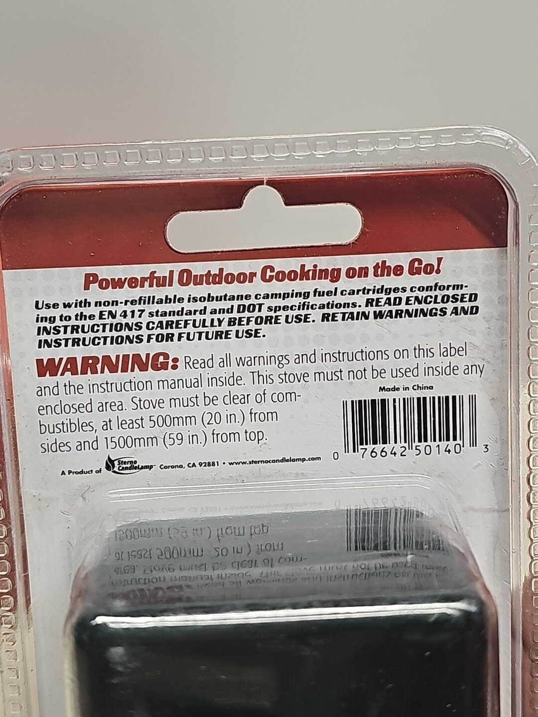 Sterno Extreme Performance Stove Burner 8 oz. ISOPRO Fuel EMERGENCY ...
