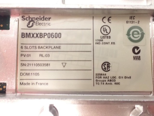 Schneider Plc M340 Backplane Bmxxbp0600 Plc for sale online | eBay