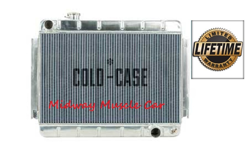 66 67 Chevy Chevelle Cold-Case aluminum performance radiator w/ auto ...