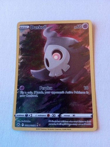 Pokemon TCG 🔥 Rare Full Art Duskull ⭐ GG28/GG70 Galarian Gallery Set | eBay