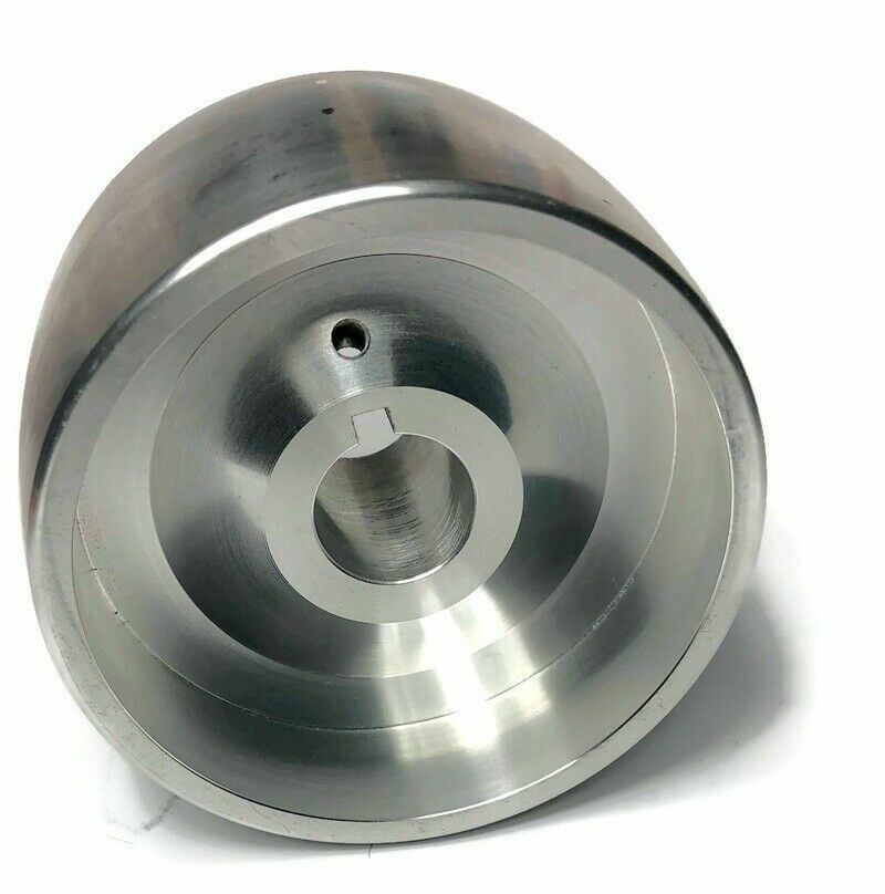 Belt Grinder 2x72 wheel set knife grinder 4" Drive 7/8" bore 4" track 2 ...