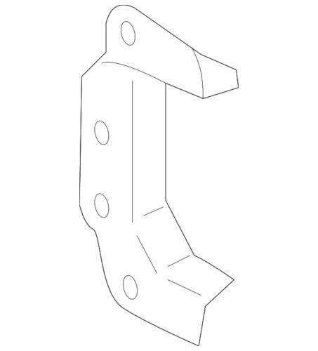 Subaru OEM 10-14 Legacy Fender-bumper Bracket Left 51649AJ01A9P for ...